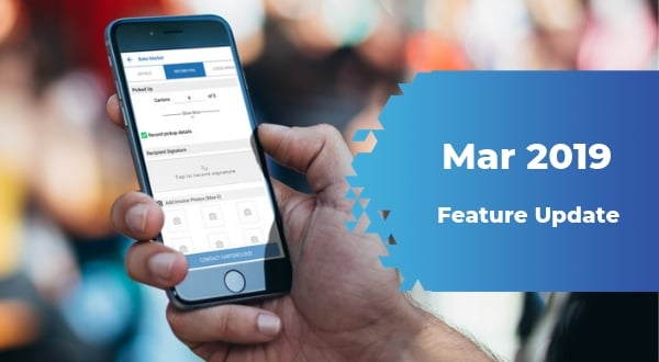 Feature Update - Mar 2019