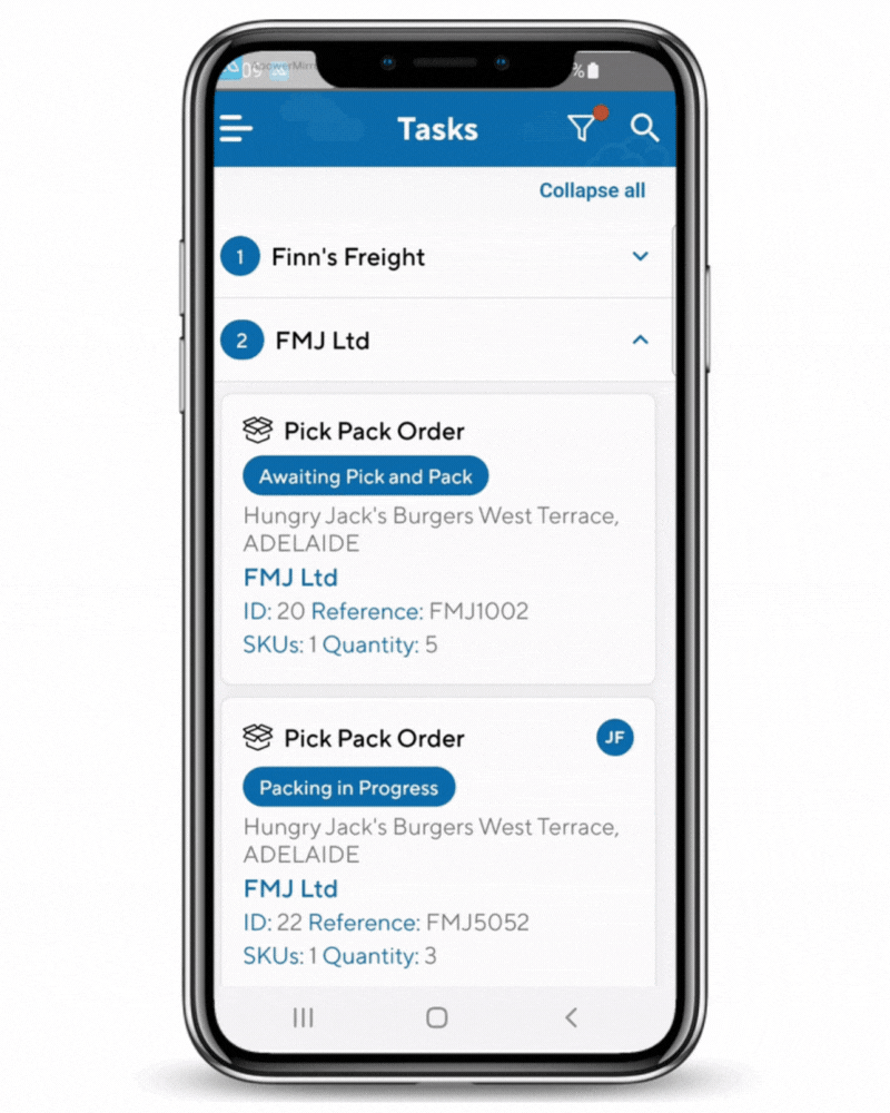 New CartonCloud Mobile App End-to-End Feature Release