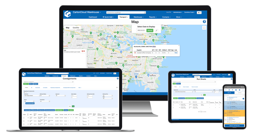 Software Integrations - CartonCloud